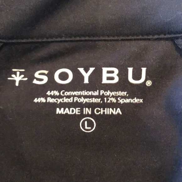 Soybu | Jackets & Coats | Soybu Black Ruched Zip Front Jacket | Poshmark